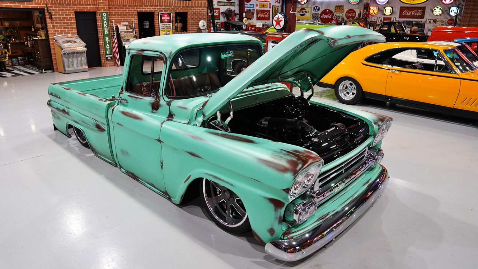 SOLD! LOT 129 - 1959 CHEVY APACHE FLEETSIDE RESTOMOD - SEVEN82MOTORS